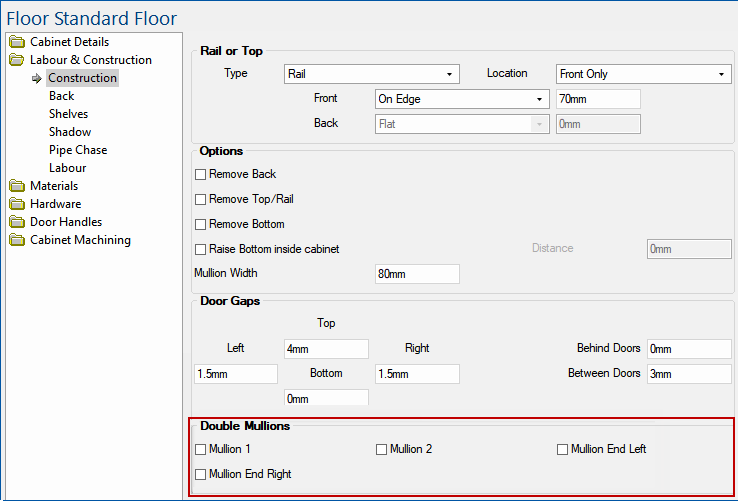 Cabinet Construction
