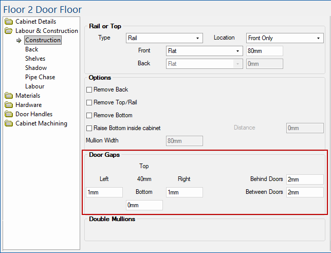 Shadow Rail Construction : Cabinet Design