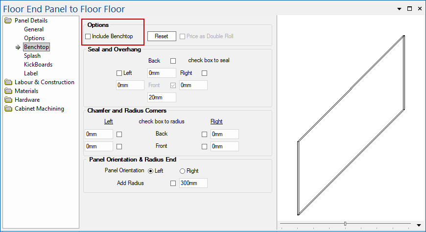 Panel with Multiple Panes