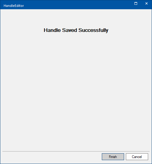 Handles Editor