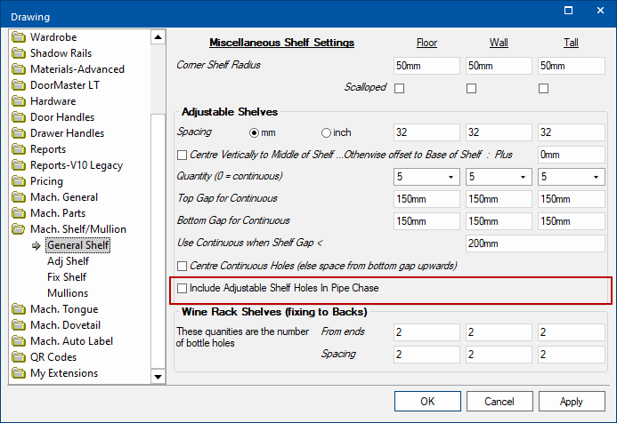 Machining General Shelf Page