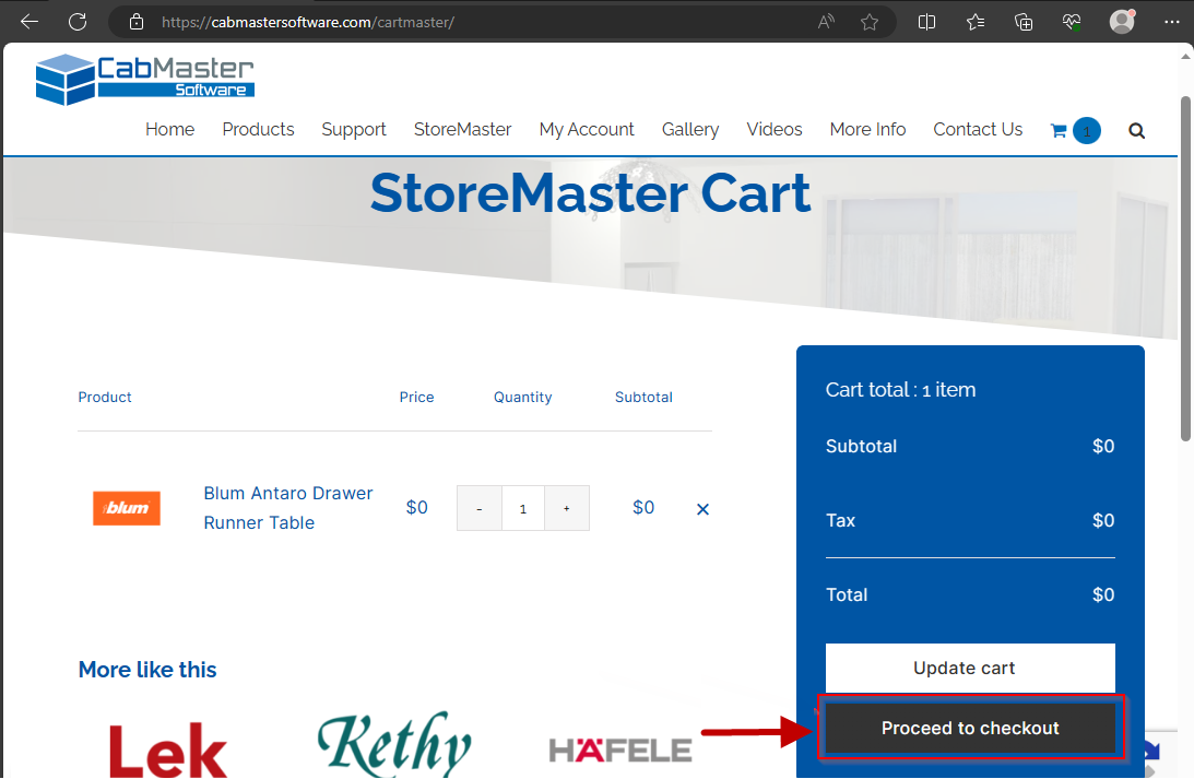 StoreMaster : Download Tables
