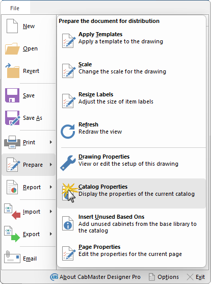 StoreMaster : Install Tables into CabMaster