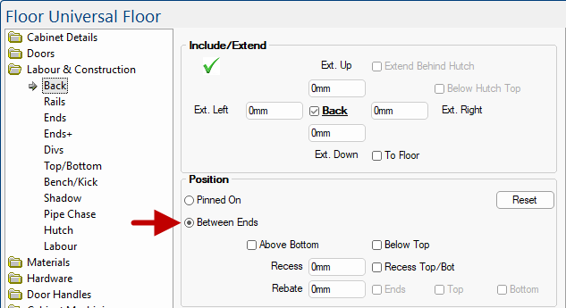 Universal Cabinet Machining
