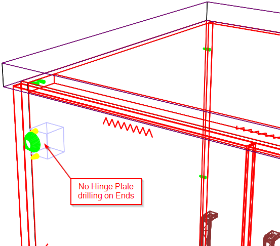 Hinge Plates on Ends Missing : Universal Cabinets